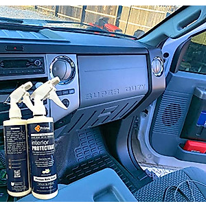 Prime Solutions Surface Defense + Revive Spray - Hydrophobic Silicon Dioxide Protectant & Conditioner (Upholstery, Leather, Vinyl, Plastic, Rubber, & Fabric Surfaces) - Repel Dust, Lint, Staining