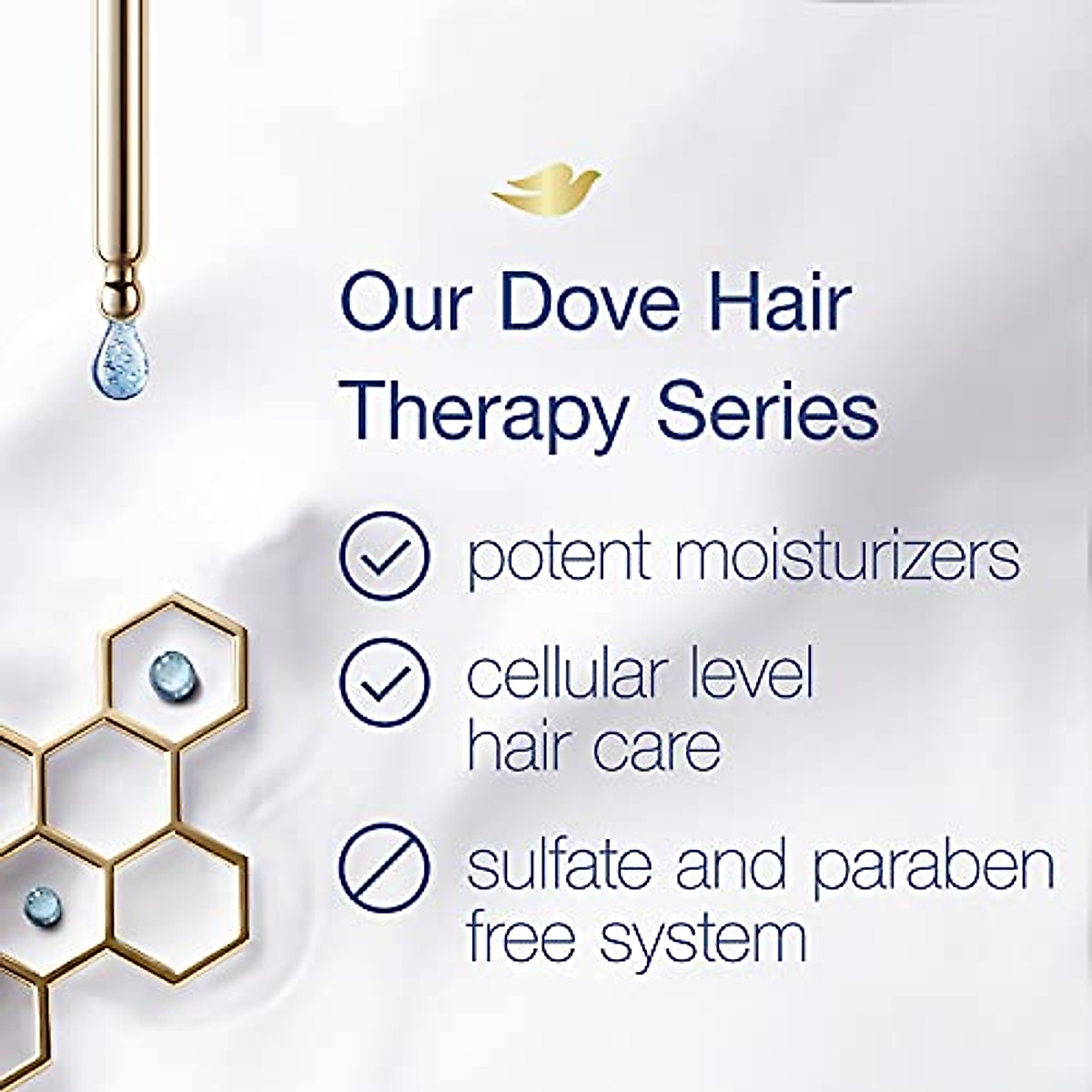 Dove Hydration Spa Therapy Shampoo with Hyaluronic Serum for Dry Hair, 33.8 Fl Oz