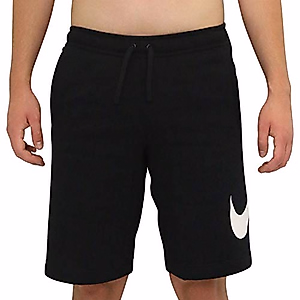 Nike Men's Sportwear Club Shorts, Black/White, Medium