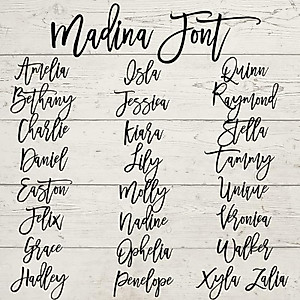 Personalized Names Sign Custom Name Customized Wooden Name Sign Boys Girls Nursery Name Sign Family Wood Sign