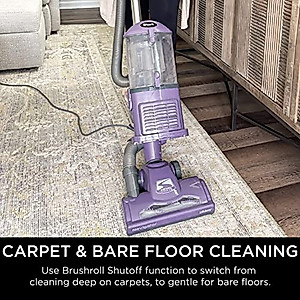 Shark Ninja NV352 Navigator Lift Away HEPA Canister Vacuum Cleaner Purple (Renewed)