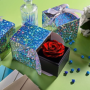 KUIANJEA Small Gift Box,Gift Box for Present, Small Gift Boxes with Ribbons,20pcs,4x4x4", Candy Boxes for Wedding,Bridesmaid Proposal Box