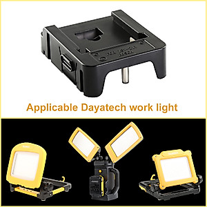 DAYATECH DC Adaptor Compatible with Bosch 18-20V Li-Ion Battery Pack, Deisgn Work Light (DY-AD-004)