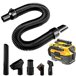5140128-68 Replacement for De-walt Vacuum Hose DCV580 DCV581H, Replacement Hose Assembly/Hose Attachment Kit Compatible With De-walt Wet Dry Vaccum Cleaner