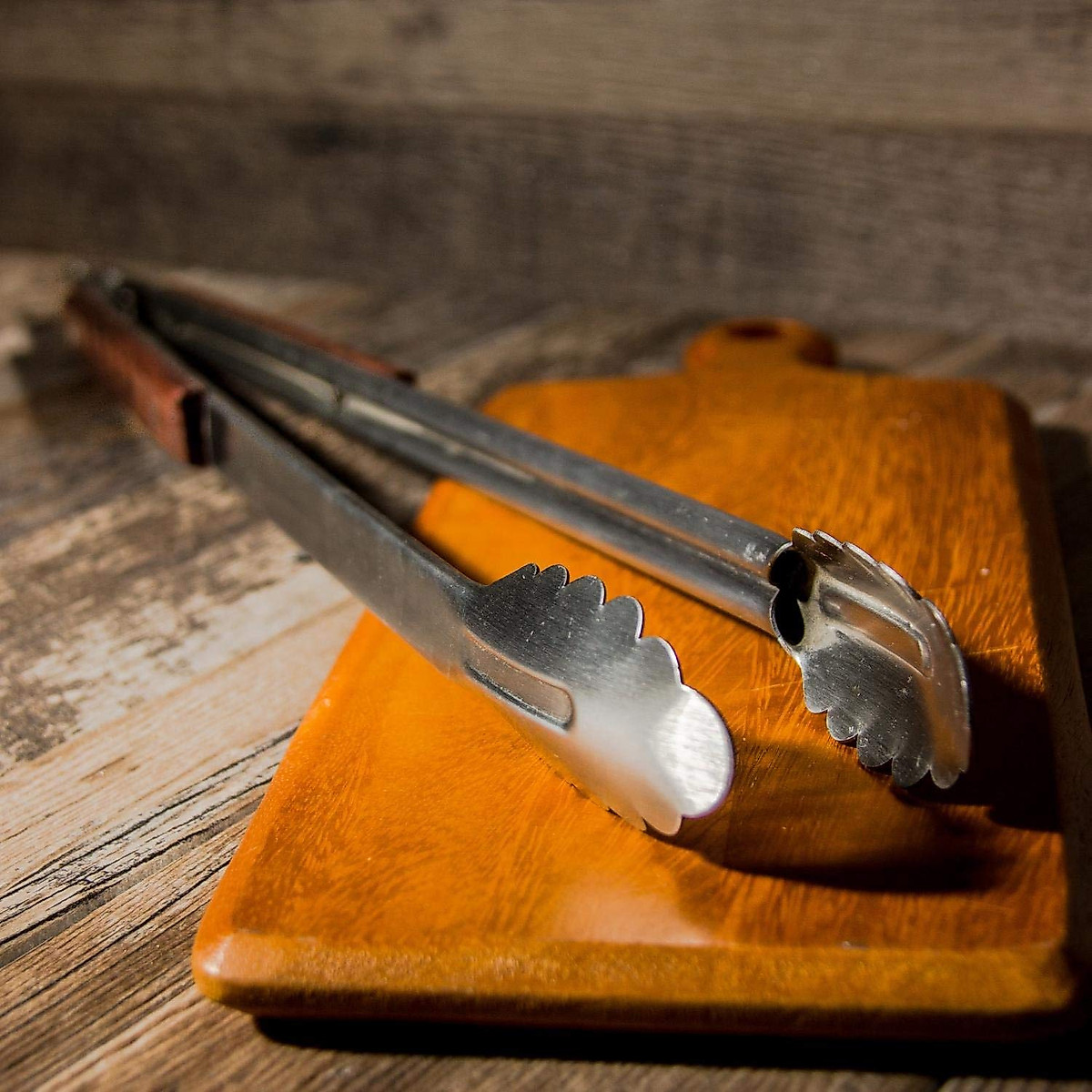 Outset QB22 Locking, 1 EA, Rosewood Tongs Extra Long 22"