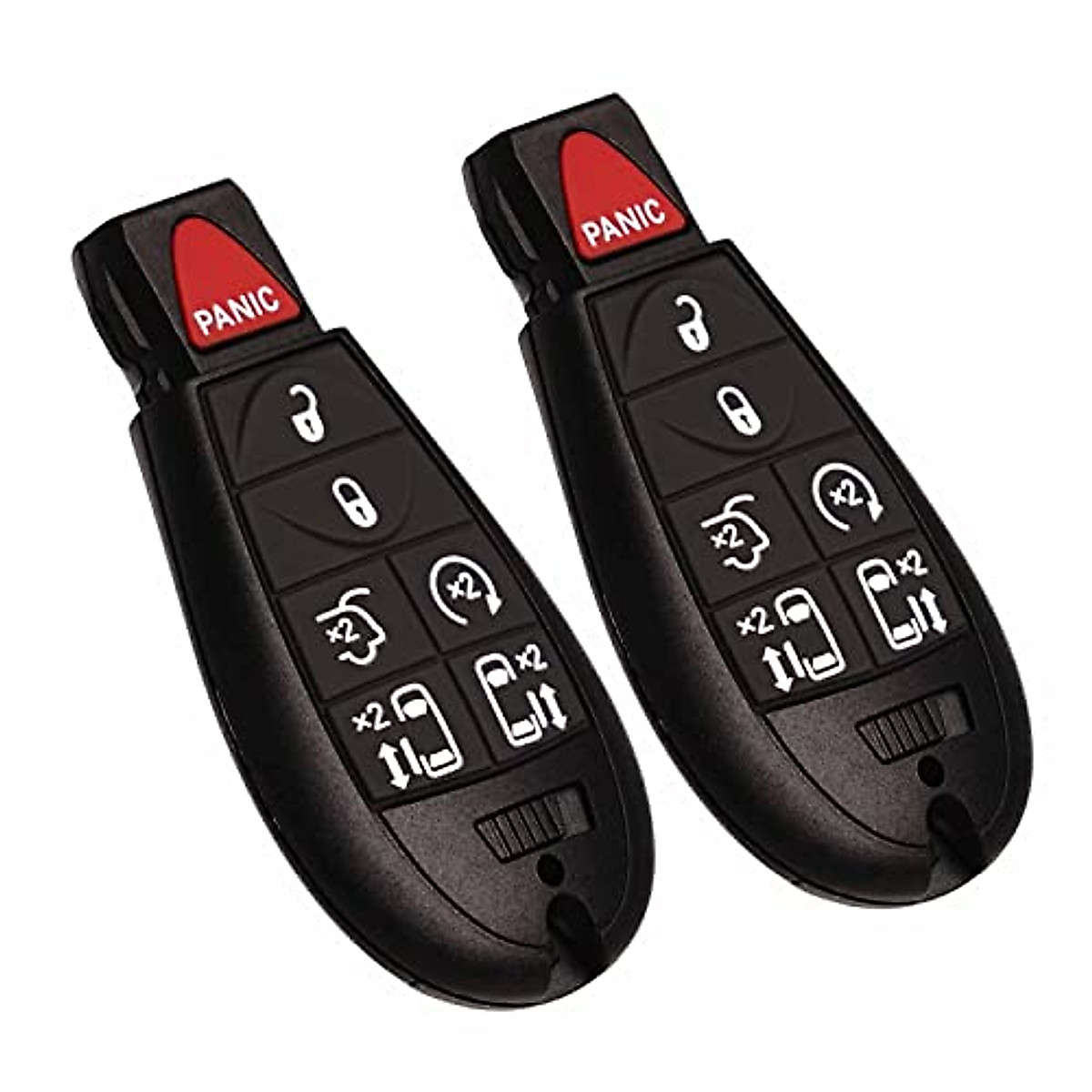 Keyless Entry Remote Control Key Fob FOBIK Replacement Fits for Dodge Grand Caravan 2008-2020 Chrysler Town Country Volkswagen Routan IYZ-C01C M3N5WY783X 56046709