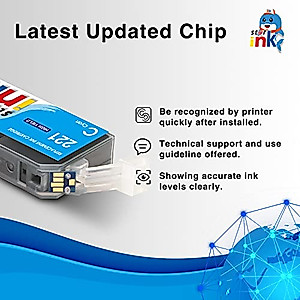 starink [20 Packs] Compatible Ink Cartridge Replacement for Canon PGI-220 CLI-221 PGI220 CLI221 for Pixma MX870 MX860 MP560 MP640 MP620 MP980 MP990 Printer (4 PGBK,4 Black,4 Cyan,4 Magenta,4 Yellow)