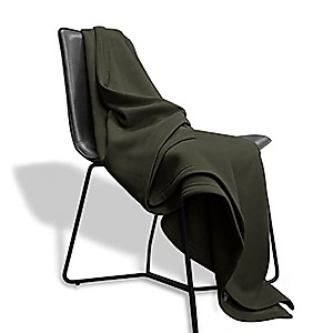 MV Sport Oversized Sweatshirt Blanket – Lightweight Blanket – Fleece Knit Blanket (Dusty Olive)