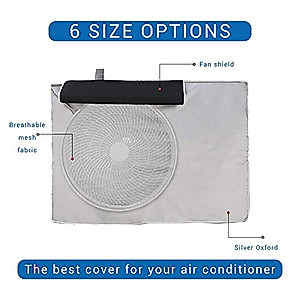 Pysod Air Conditioning Cover Waterproof Dustproof Outdoor Window AC Unit Mini Split System Air Conditioner Cover