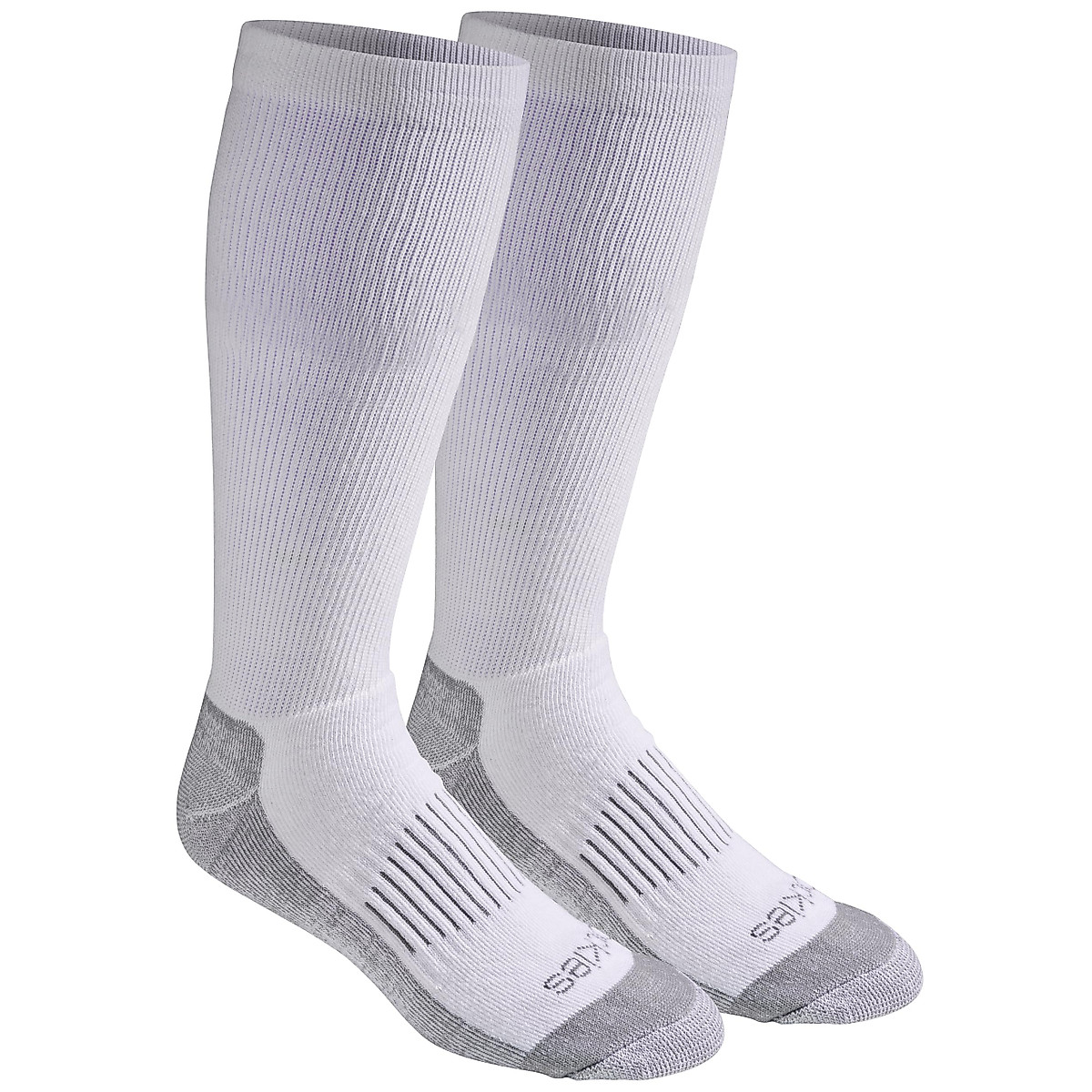 Dickies Men's Light Compression Comfort Over-The-Calf Socks, Available in M-XXL (2, 4 Pairs), Shoe Size: 6-12