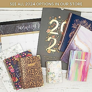 bloom daily planners 2024 (8.5" x 11") Calendar Year Day Planner (January 2024 - December 2024) - Weekly/Monthly Dated Agenda Organizer with Tabs - Poppy Meadow