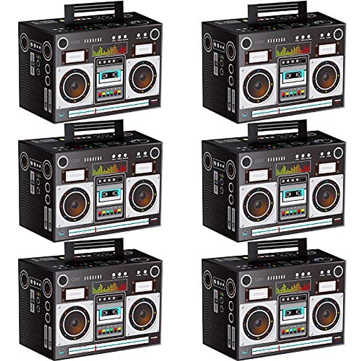 Retro 80s Boombox Party Favors & Decorations