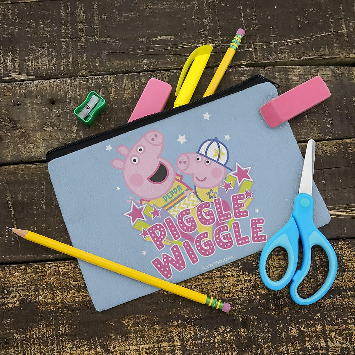 GRAPHICS & MORE Peppa Pig Piggle Wiggle Pencil Pen Organizer Zipper Pouch Case