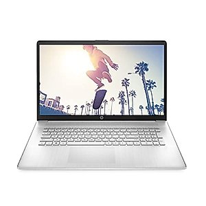 HP 2022 17.3" FHD IPS Display Laptop Intel 11th Gen 4-Core i5-1135G7 Iris Xe Graphics 8GB RAM DDR4 512GB NVMe SSD Fingerprint USB-C WiFi AC Bluetooth HDMI Webcam Windows 11 Pro w/ RE USB