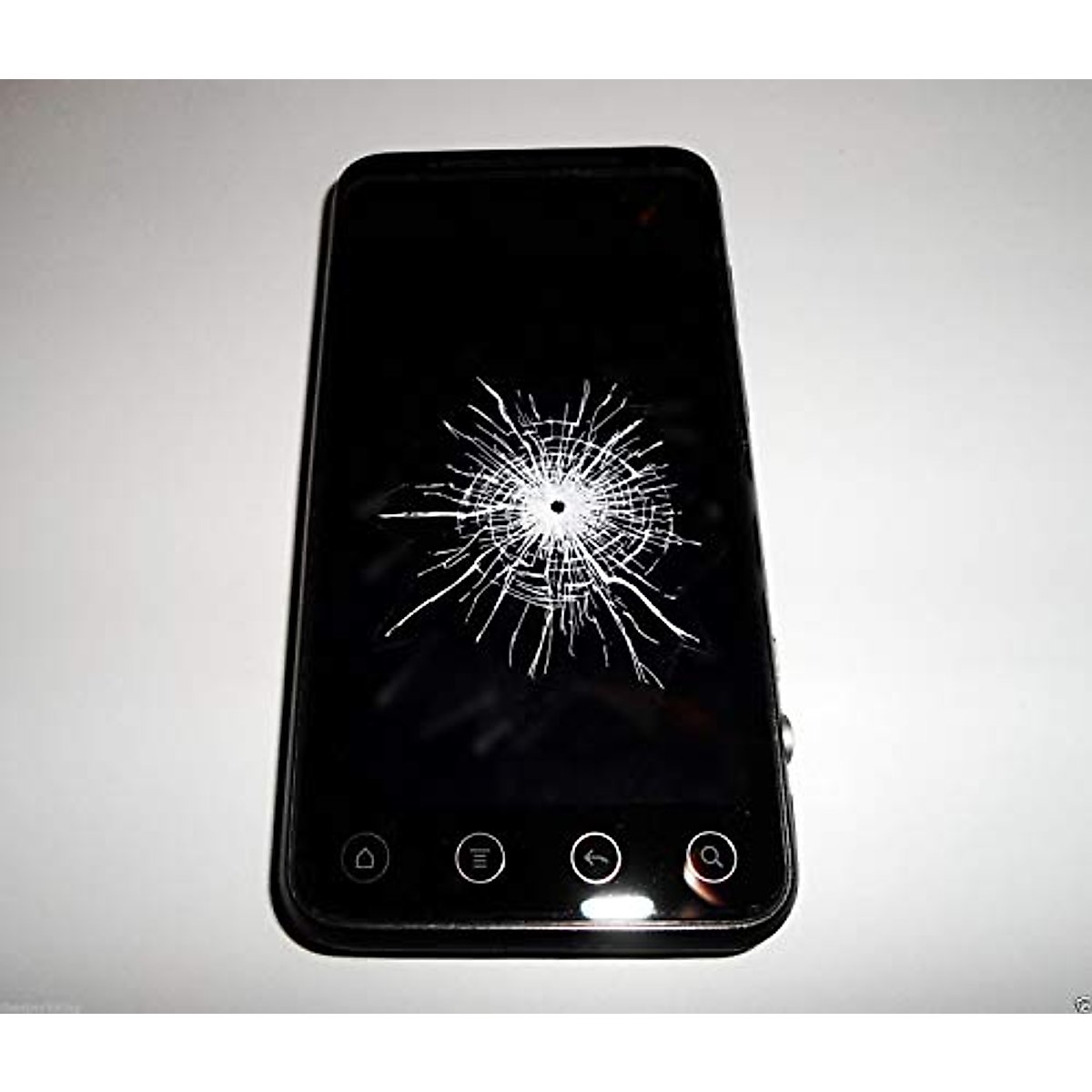 Shattered!! Realistic Set of 8 Reusable Broken Screen Prank Decals. These use a Static Cling Bond to Attach (No Glue or Adhesive Used)