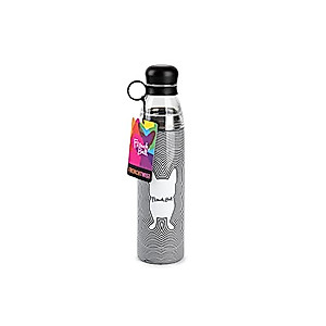 French Bull French Twist Vacuum Insulated Water Bottle - 25 Oz Stainless Steel Water Bottle with Leak Proof Lid - Doubles as a Drinking Cup, Reusable, BPA Free, Sweatproof for Everyday Use – Ziggy