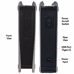 Avolusion PRO-M5 Series 2TB USB 3.0 External Gaming Hard Drive for PS5 Game Console (White, Metal Case) - 2 Year Warranty (Renewed)