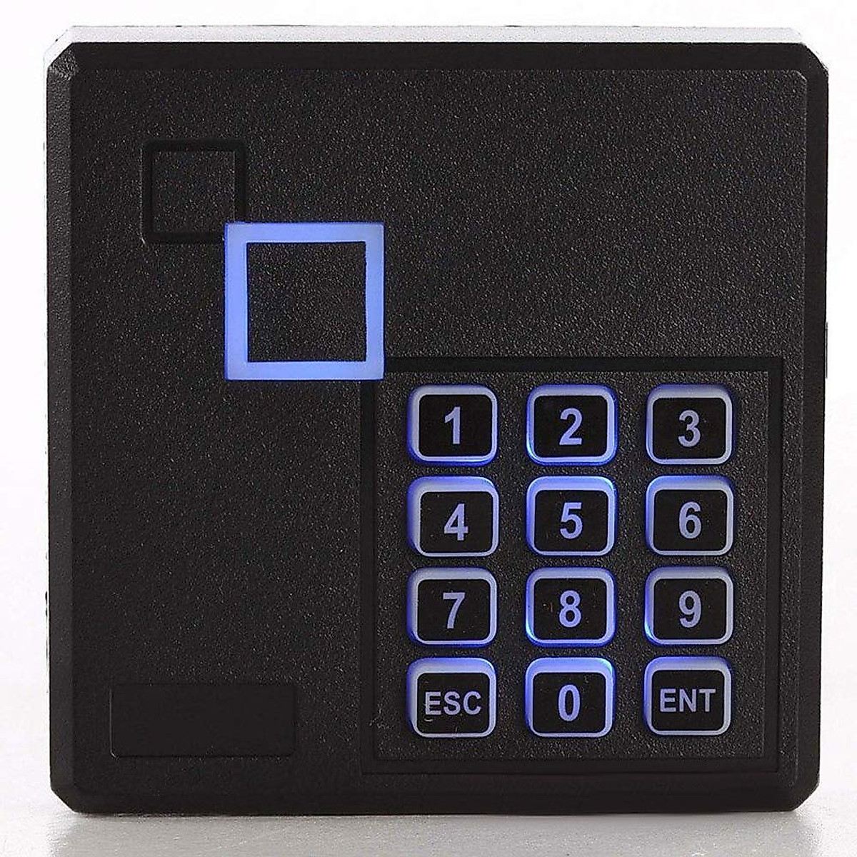 MENGQI-CONTROL 4 Doors Complete TCP/IP PIN Code RFID Card/Fob Access Control Systems with North American Standard Electric Strike for Latch Doors Keypad Reader 110V Power Supply APP Remote Open Door