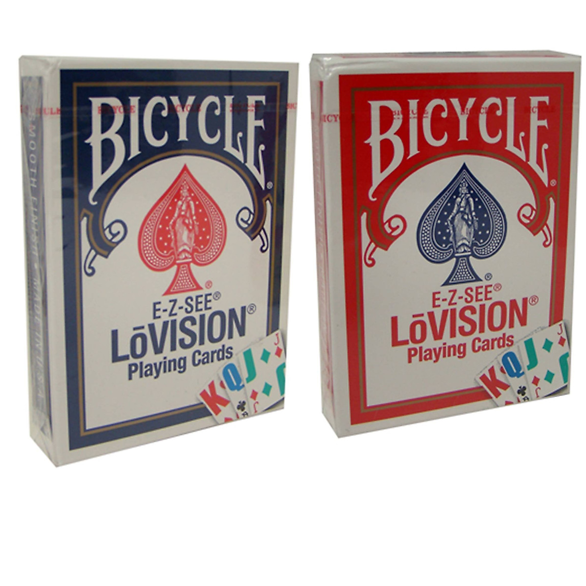 Poker E-Z See LoVision Playing Cards - 2 Decks