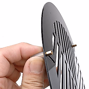 Starboosa Bahtinov Mask Focusing Mask for Telescopes - 230 Bahtinov Mask for a Tube Outer Diameter from 228-273mm (8.97" to 10.75") - can be Mounted with Brass Bolt Inside or Outside