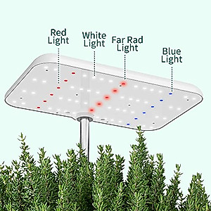 Hydroponics Growing System, REMOSSY 14 Pods Indoor Garden with 5L Water Tank & Pump, Adjustable Height Up to 16.5" LED Light, 3 Modes Smart Herb Garden Kit Plant Germination Kit for Home Kitchen APP