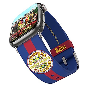 The Beatles - Sgt. Pepper's Lonely Hearts Club Band Smartwatch Band - Officially Licensed, Compatible with Every Size & Series of Apple Watch (watch not included)