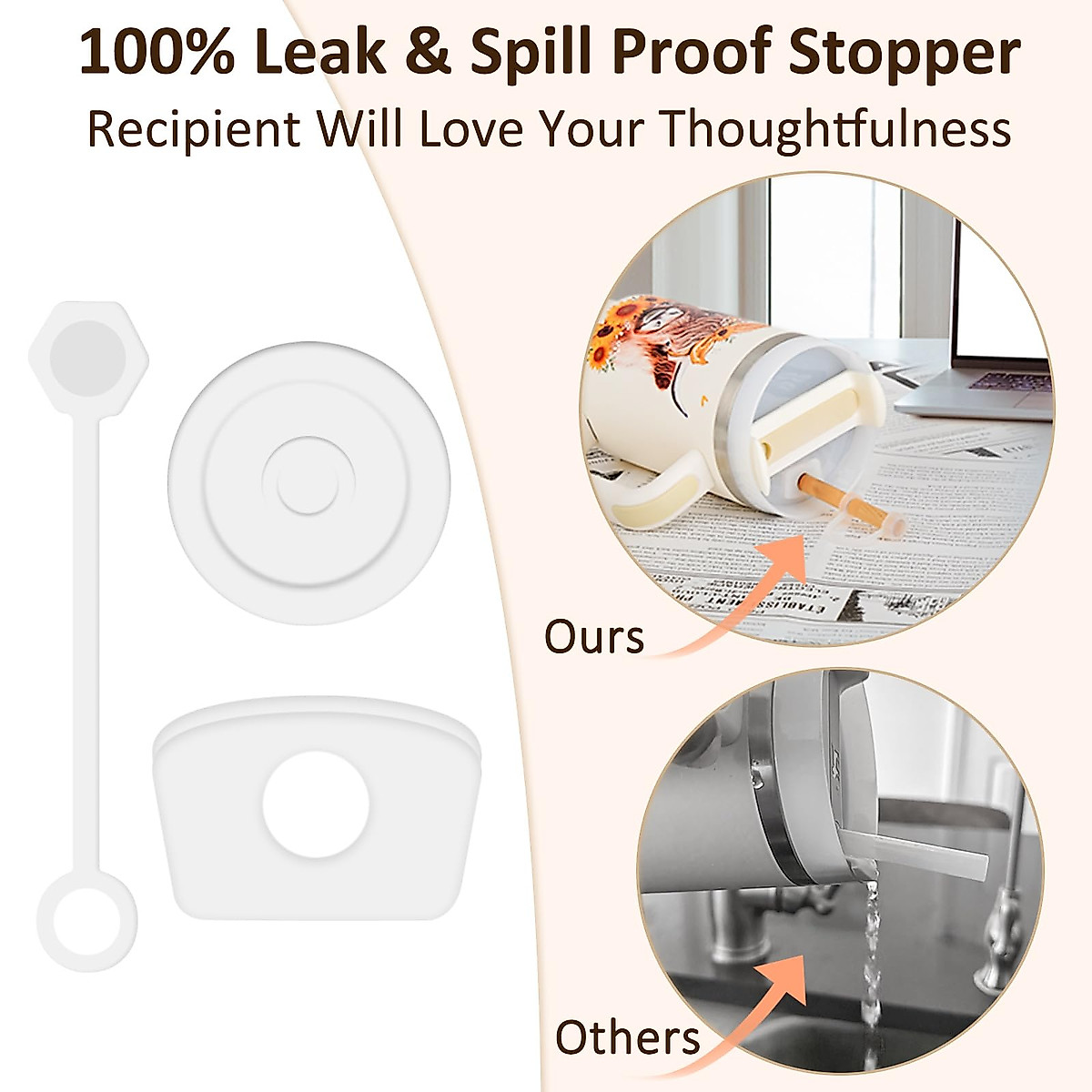 LiqCool Highland Cow Gifts-40 Oz Tumbler with Handle, Cow Print Gifts for Girls Who Love Highland Cow Cup, Cow Theme Stuff Birthday Gifts for Farmers Cow Lovers(Full Printing)