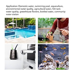Digital TDS Meter, Backlight Function Portable Convenient Operation Alloy Probe TDS Detection Pen for Swimming Pool