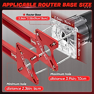 Saker New 4 in 1 Router Milling Groove Bracket|Cabinet Hardware Jig with Automatic Center Punch|Router Milling Groove Bracket Advantages|Router Guides for Woodworking
