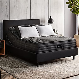 Beautyrest Black Hybrid LX-Class 13.5” Plush King Mattress, Cooling Technology, Supportive, CertiPUR-US, 100-Night Sleep Trial, 10-Year Limited Warranty
