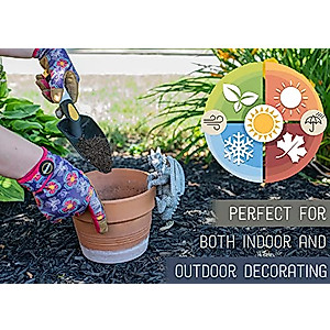 NAT & Jules Dragon Concrete Finish 7.25 x 6 Resin Stone Garden Pot Hanger