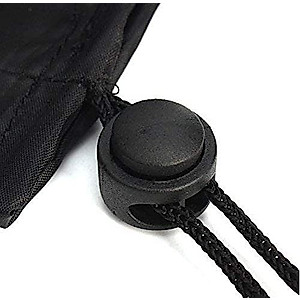 Patio Egg Chair Cover 420D Upgrade Outdoor Egg Chair Covers Double Hanging Swing Egg Chair Covers with Zippers Waterproof Outdoor Furniture Protector Garden Cocoon Chair Cover 91" x 80" Black