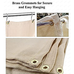 Tonyko Heavy Duty Fiberglass Protective Blanket, Emergency Surival Blanket, Welding Blanket and Fire Blanket with Various Sizes