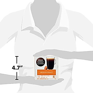Nescafe Dolce Gusto Coffee Pods, Medium Roast, 16 Capsules (Pack of 3)