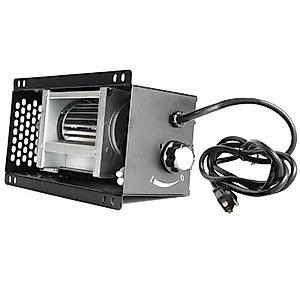 Hongso Speed Variable S31105 Blower Fan 110V ~ 120V for GHP Group, Monessen/Majestic (MHSC Brands), Majestic Dutchwest Windsor, CFM US Century Plate Steel Freestanding Wood Stove Fireplace