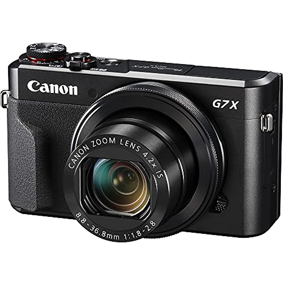 Canon PowerShot G7 X Mark II Digital Camera (1066C001), 2 x 64GB Cards, 3 x Replacement NB13L Batteries, Corel Photo Software, Charger, Card Reader, LED Light, Soft Bag + More (Renewed)