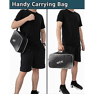 MXVIC Pickleball-Racket-Set 4 Pack with Balls and Paddle Case, Fiberglass Pickle-Ball Paddle Set of 4 for Adults, Kids | USAPA Compliant Pickleball Gear for Beginner, Adults, Kids, Men, Women