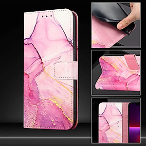 Case for Oppo Reno 6 Pro 5G Cover,Case for Oppo Reno6 Pro 5G PEPM00 CPH2249 PU Leather Flip Cover Stand Cases Cover Pink