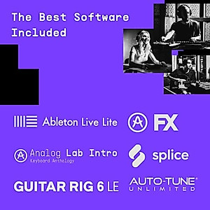 Arturia MiniFuse 1 - Compact USB Audio Interface with Creative Software for Recording, Production, Podcasting, Guitar - White