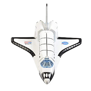 Playmaker Toys NASA USA Space Shuttle Die Cast 6" 1:400 Scale w/Light & Sound and Pullback Action