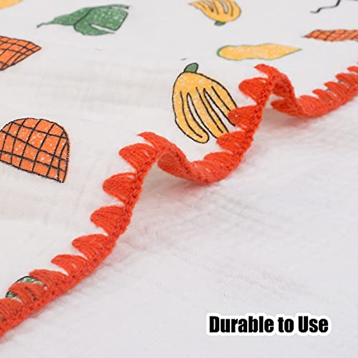 Baby Muslin Swaddle Blanket Neutral Receiving Blanket Super Soft 6 Layers Bath Towels 43 X 43 Inches Dragonfly/Tropical Fruits