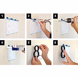 Distinctions 844711 Black Upgraded 5" Floating House Number 1, Old Model