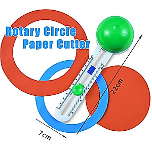 4-12 Inch Circle Punch/Circle Cutter,Art & Craft Supplies & Tool,Scrapbooking & Stamping Supplies Kit,Sticker Cutter,Art Sets,Large Hole Punch,Paper Punches for Crafting,Circle Cutter for Paper Crafts