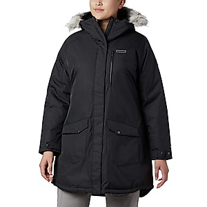 Columbia Women's Suttle Mountain Long Insulated Jacket, Black, XX-Large