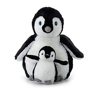 The Petting Zoo Softee Penguin Stuffed Animals, Mom and Baby, Gifts for Kids, Penguin Plush Toy 12 inches