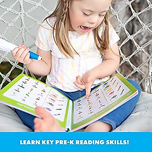 Educational Insights Hot Dots Let's Learn Pre-K Reading Classroom Bundle 4 Pack- Learn to Read Preschool Workbook with Interactive Pen, Ages 3+