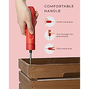 HOTO 3.6V Cordless Electric Screwdriver, 1500mAh, USB Rechargeable Battery, All-in-one Power Screwdriver, Manual-automatic Mode, 2 S2 Steel Long Bits, Ideal for Repairing Circuits/electronics