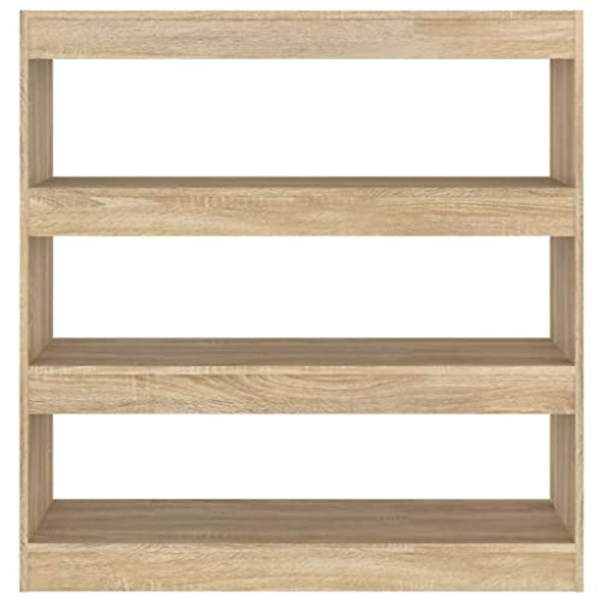 Bookcase, Independent Bookshelf Storage Display Cabinet, Suitable for Living Room, Bedroom, Corridor, Study,Book Cabinet/Room Divider Sonoma Oak 39.4"x11.8"x40.6"