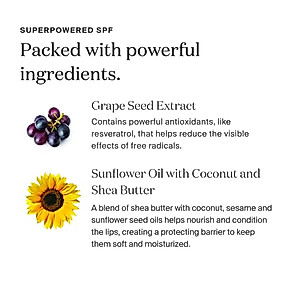 Supergoop! Lipscreen SPF 40 - 0.34 fl oz, Pack of 2 - Clear Lip Gloss with Grape Seed Extract, Sunflower Seed Oil & Kelp Extract - Reef-Friendly, Water-Resistant, Non-Sticky Formula