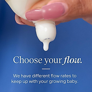 Tommee Tippee Closer to Nature Medium Flow Baby Bottle Nipples, 3+ months – 2pk